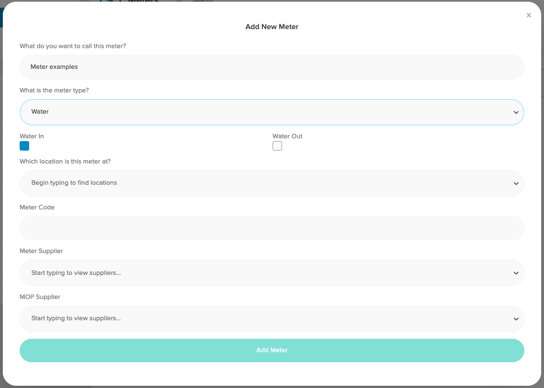 How to configure and edit meters